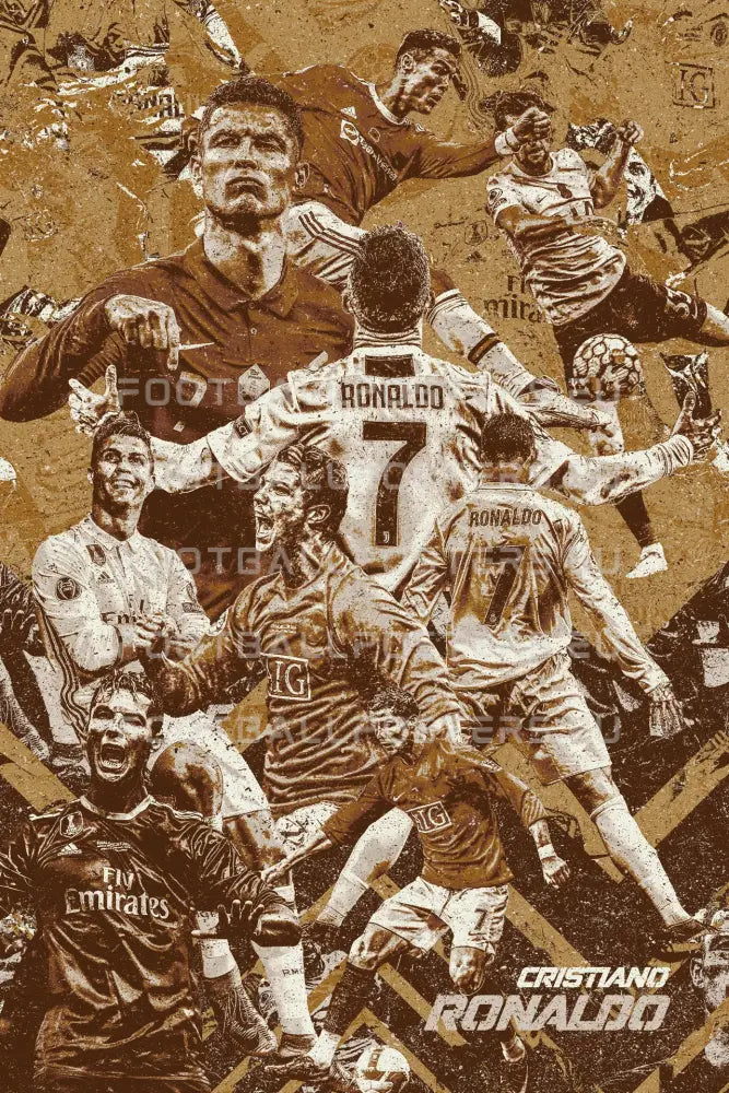 Cristiano Ronaldo "CR7" Poster | Football Legend | Premium Quality