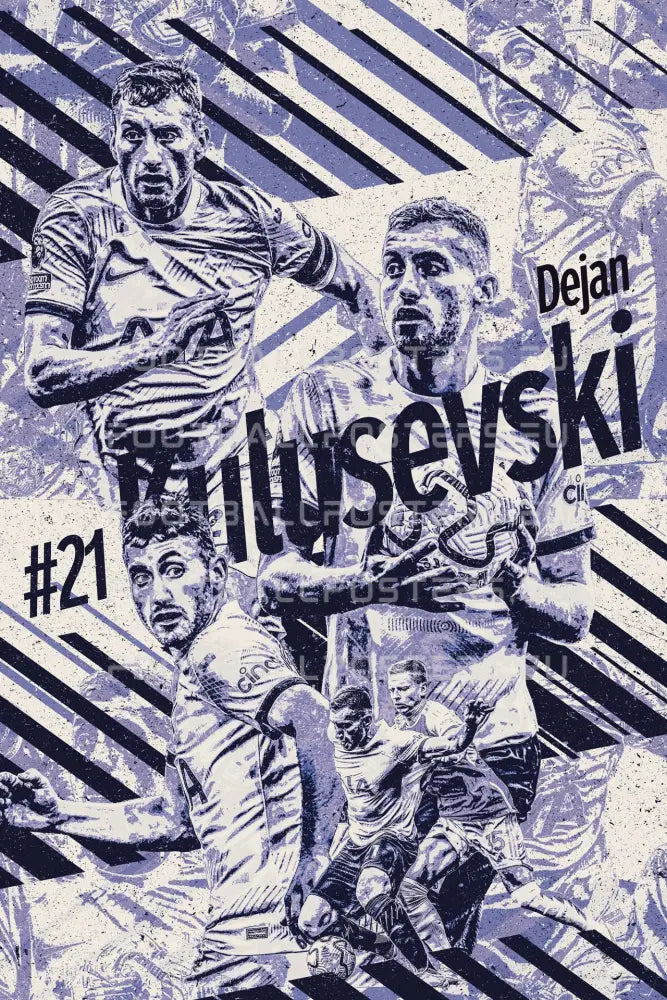 Dejan Kulusevski Tottenham Hotspur Poster | Football Art | Premium Quality