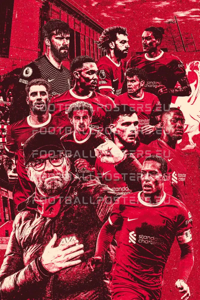 Liverpool 23/24 Poster | Liverpool Team Poster
