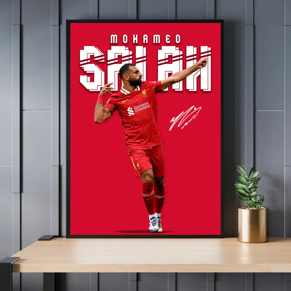 Mohamed Salah | Player Collection Poster - Minimalist Liverpool Design ...